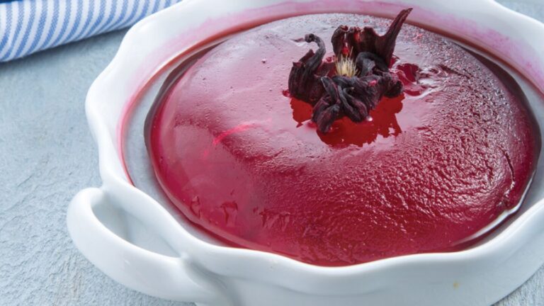 Gelatina de flor de jamaica con canela y clavo de olor: - PlantSalud
